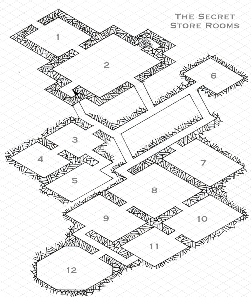Semi-Monthly Map: The Secret Storerooms | Dr. Worldcrafter